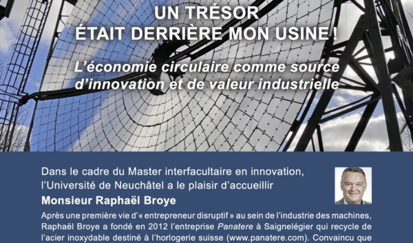 Raphaël Broye de Panatere en conférence à l'UNI - Watch Passports by JSH®