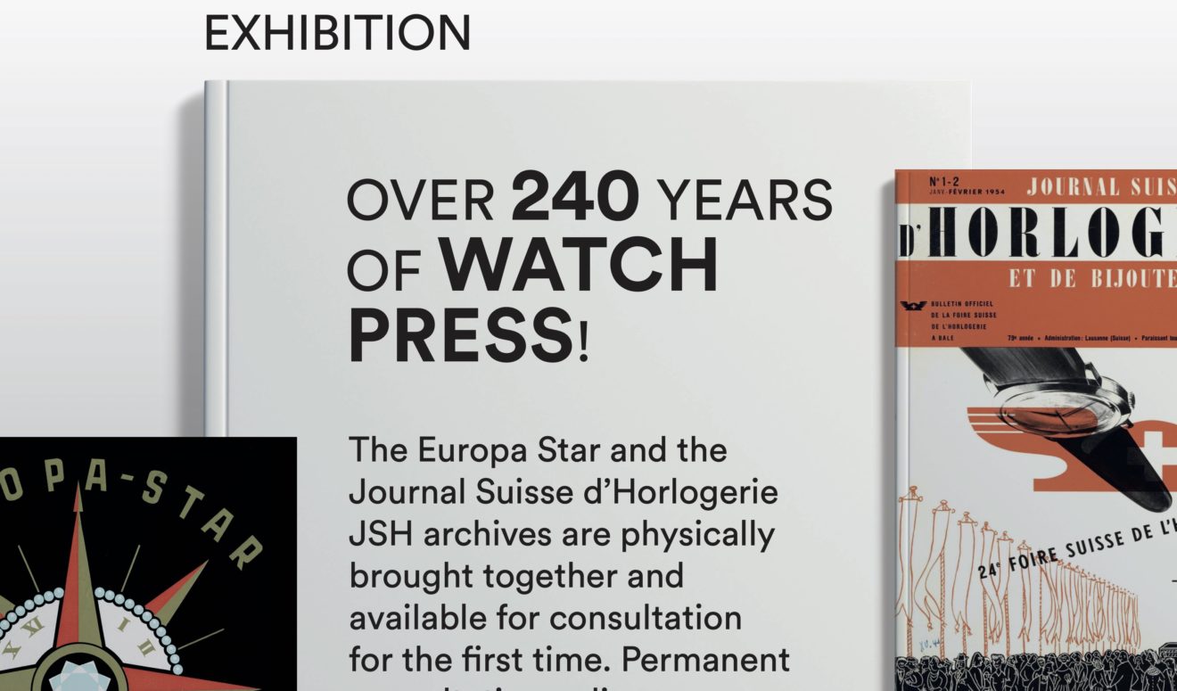 Special event: Europa Star and JSH exhibit their joint archives - Watch Passports by JSH®
